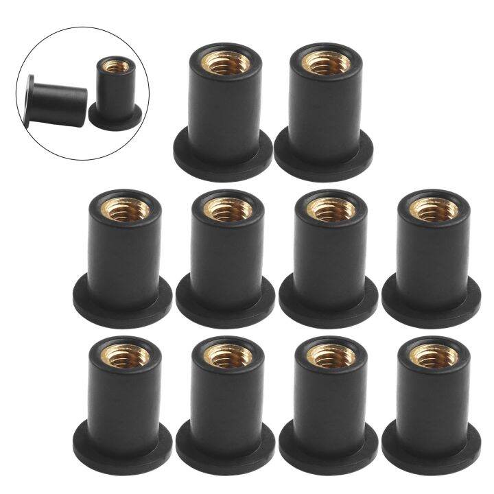 Nut 5mm ATV Black Bodywork For Most Windshields Motorcycle Panel ...