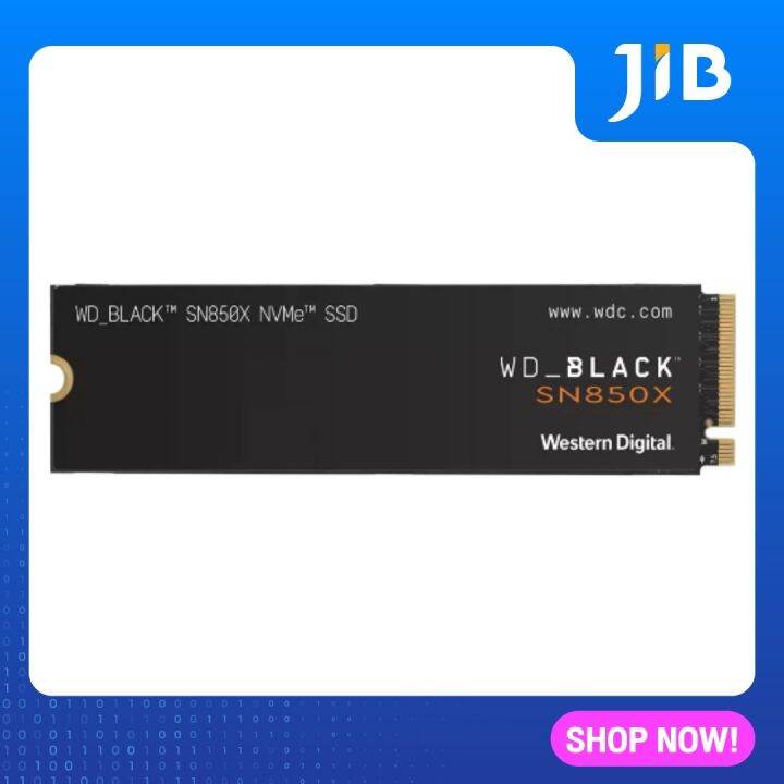 1 TB SSD (เอสเอสดี) WD BLACK SN850X WITHOUT HEATSINK - PCIe 4/NVMe M.2 ...