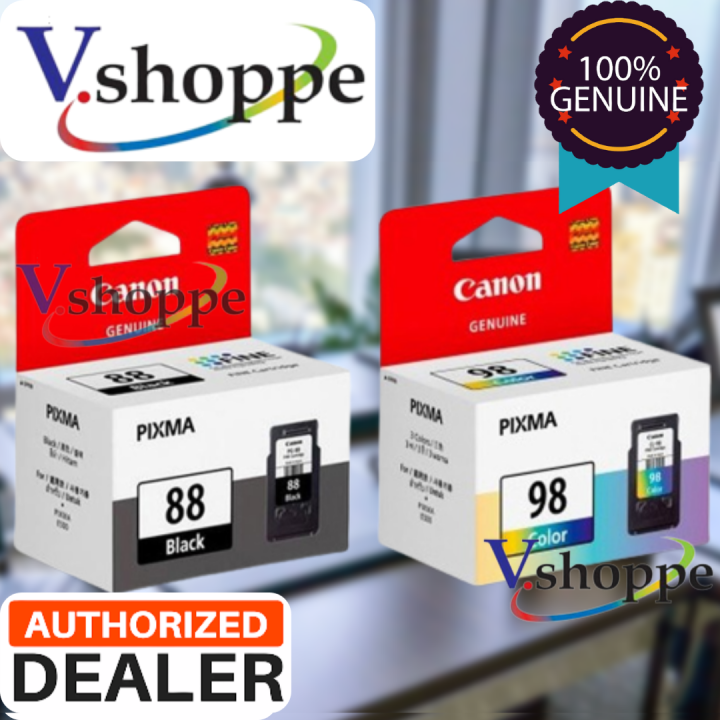 Ink Canon PG 88 CL 98 / PG88 CL98 / PG-88 CL-98 ( Black Only / TriColor Only / Black and Color ...