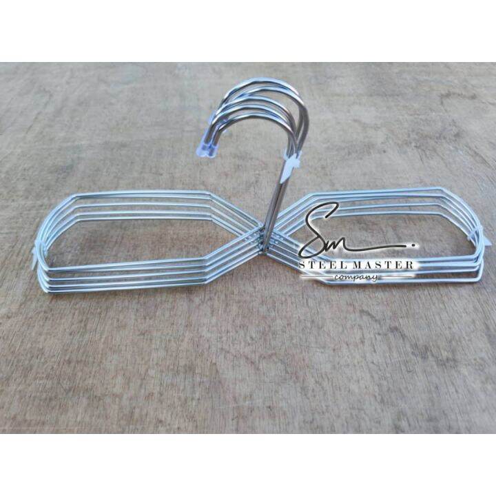 SUS304 Stainless Steel Extra Thicker Hanger / 8 Shape Drying Clothers ...