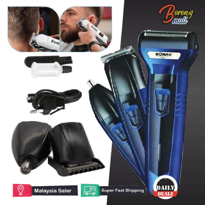 HEAVY DUTY Sonar Rechargeable Shave And Trimmer Set (Hair Clipper ...