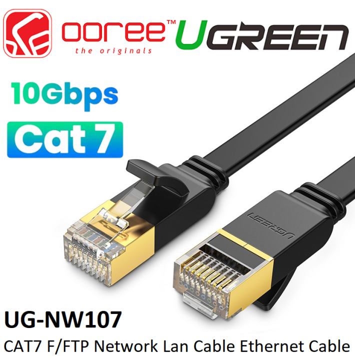 UGREEN CAT 7 F/FTP LAN CABLE ETHERNET PATCH CABLE GIGABIT RJ45 NETWORK ...