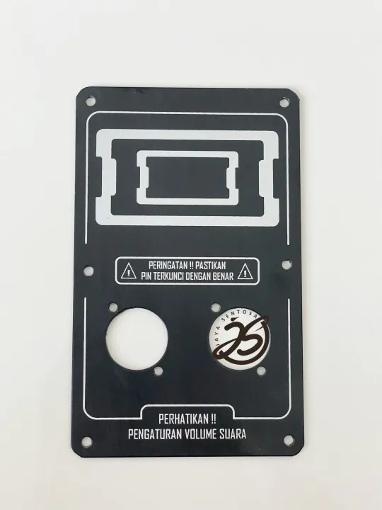 PLAT COVER PANEL SPEAKON ALUMUNIUM (2 CHANNEL) PANEL SPIKON PREMIUM BOX ...