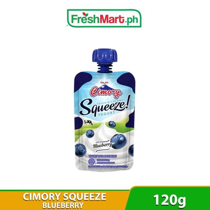 Cimory Blueberry Flavored Yogurt Pouch (Squeeze) 120g | Lazada PH