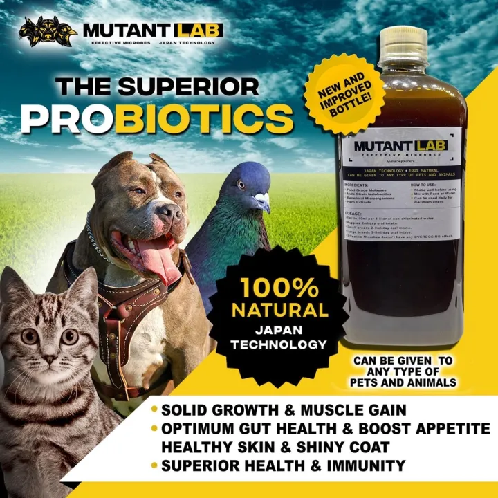 Mutant Lab Probiotics All Natural Essential Vitamins and Minerals ...