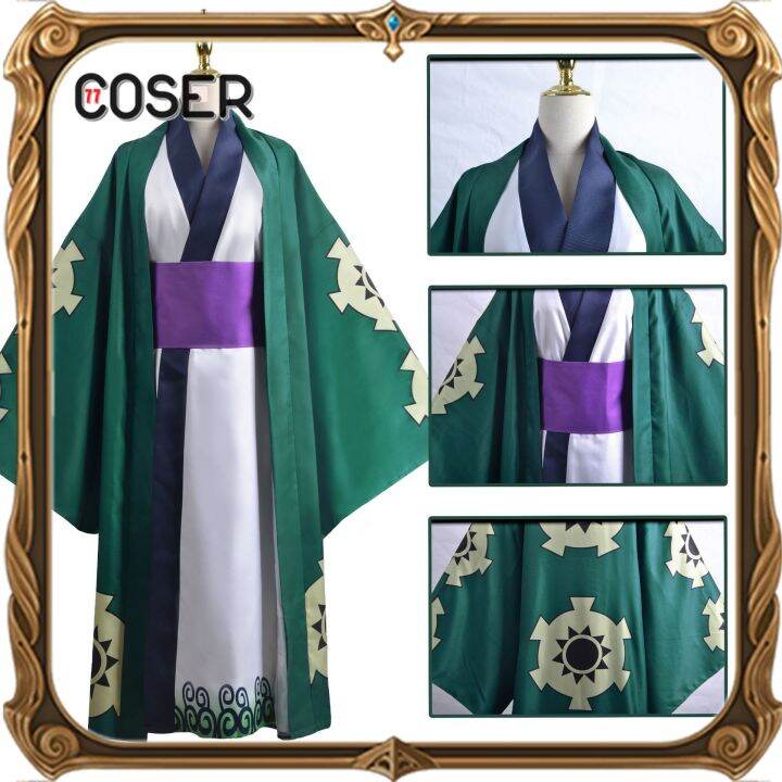 [COSER 77] One piece Roronoa Zoro One piece Cos uniform and national ...