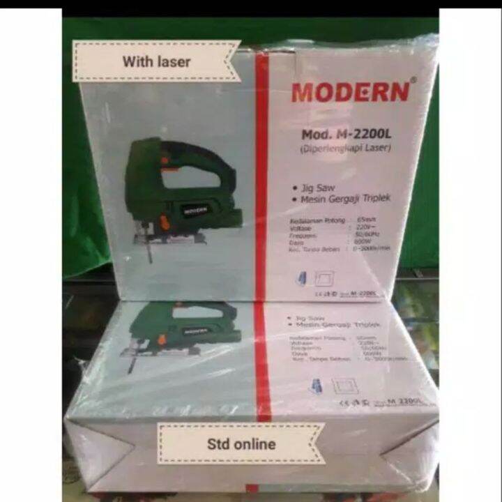 M2200 L jig saw modern mesin potong triplek Laser gergaji triplek ...