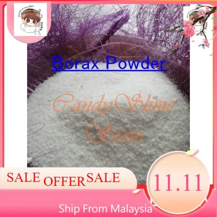 Borax Powder (Sodium Borate) for Slime Making | Lazada