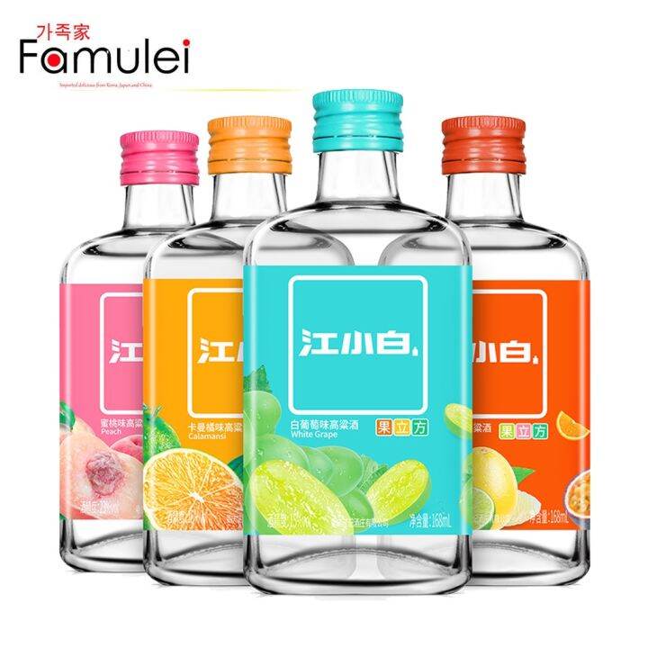 Jiang Xiao Bai Fruit Flavor Baijiu Peach White Grape Mixed Fruit 168ml ABV 23% | Lazada PH
