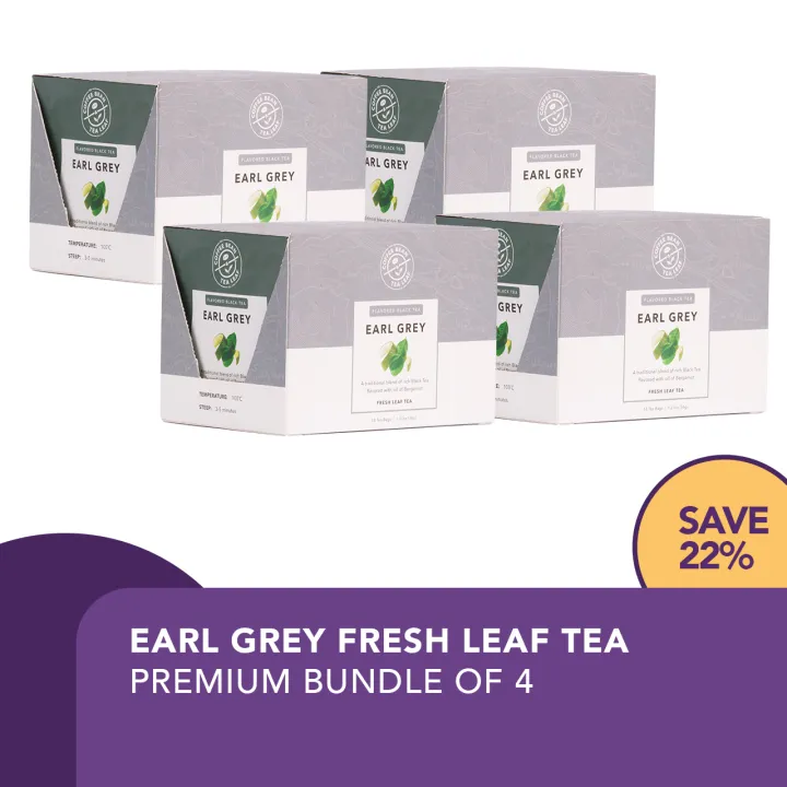 The Coffee Bean & Tea Leaf® Earl Grey Fresh Leaf Tea Bundle of 4 | Lazada PH