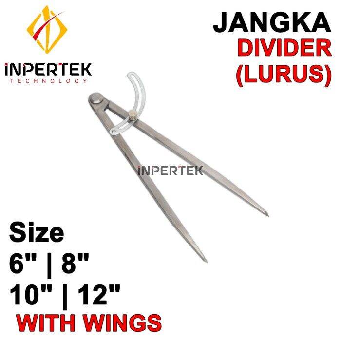 Jangka Besi 10" Jangka Lurus Jangka Bubut 10 Wing Compass Caliper 10 | Lazada Indonesia