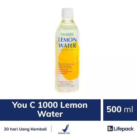 Minuman kesehatan You C 1000 lemon water 500ml ( 1pcs ) | Lazada Indonesia