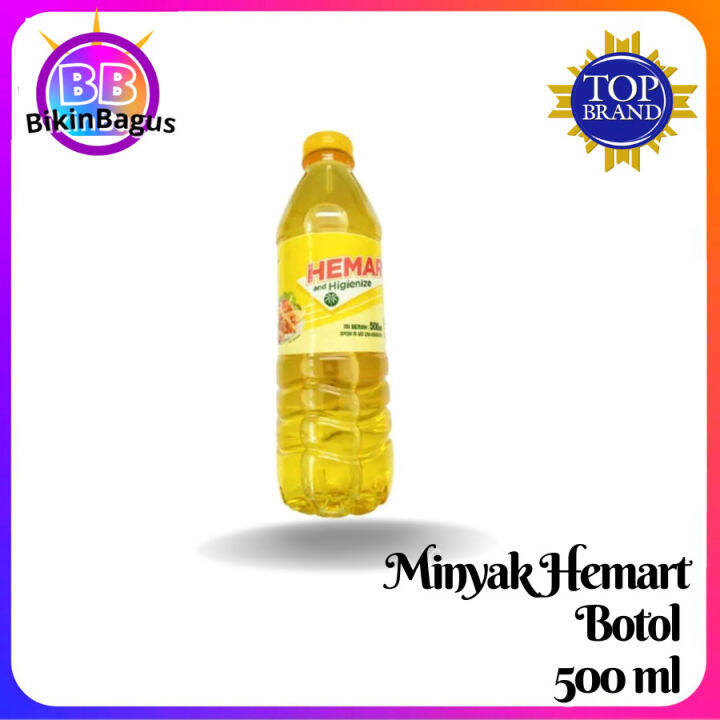 Minyak Goreng Bening Kemasan Botol Minyak Goreng Hemart 500ml EXP LAMA ...