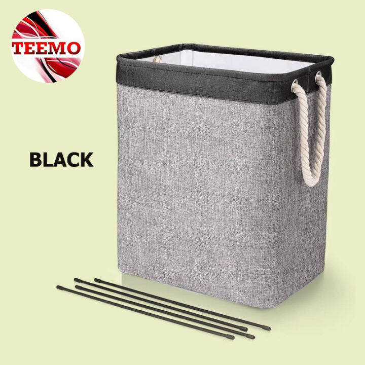 TEEMO 65L Foldable Laundry Basket Dirty Clothes Bag Grimy Clothes ...