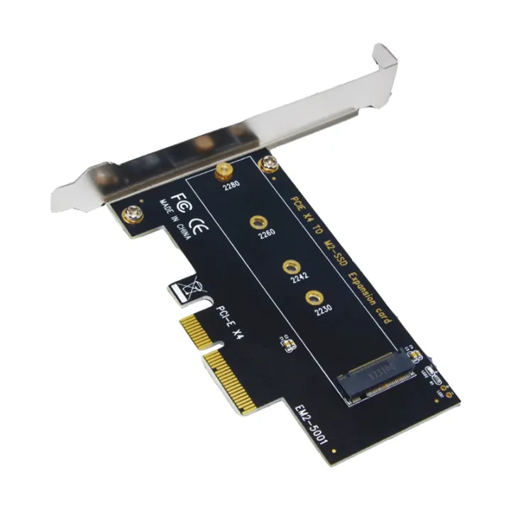 PCI-E 3.0 X4 to NVMe M.2 NGFF M Key SSD Riser Expansion Card for 2230 ...