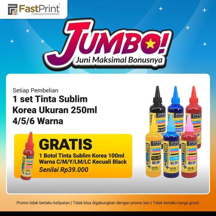 Tinta Sublim Sublime Sublimasi Epson Korea 250ML | Lazada Indonesia