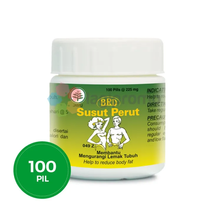 Susut Perut 100 pill Jamu Borobudur - Membantu mengurangi lemak tubuh ...