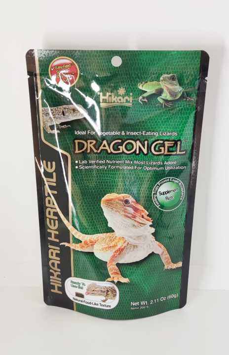 Hikari Herptile Dragon Gel Ideal For Vegetable & Insect-Eating Lizards ...