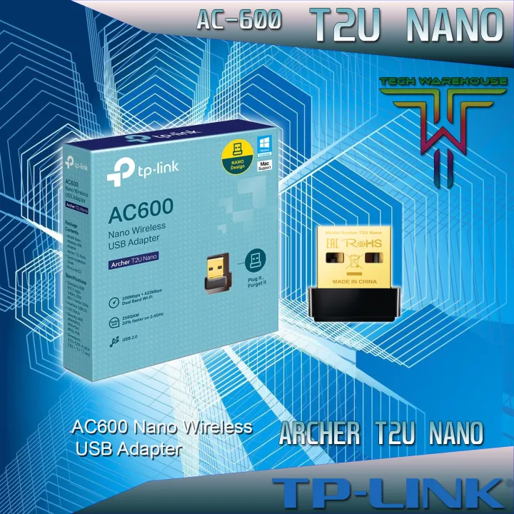 TP-Link Archer T2U Nano USB Wifi Dongle 2.4Ghz and 5.0Ghz Original And ...