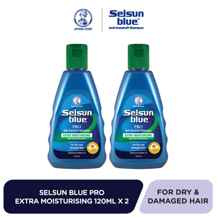 SELSUN BLUE PRO EXTRA MOIST 120 ML , 200ML - ANTI-DANDRUFF SHAMPOO ...