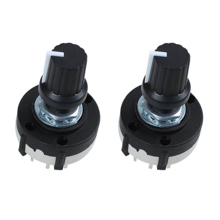 2X 3P4T 3 Pole 4 Position Single Wafer Band Selector Rotary Switch With ...