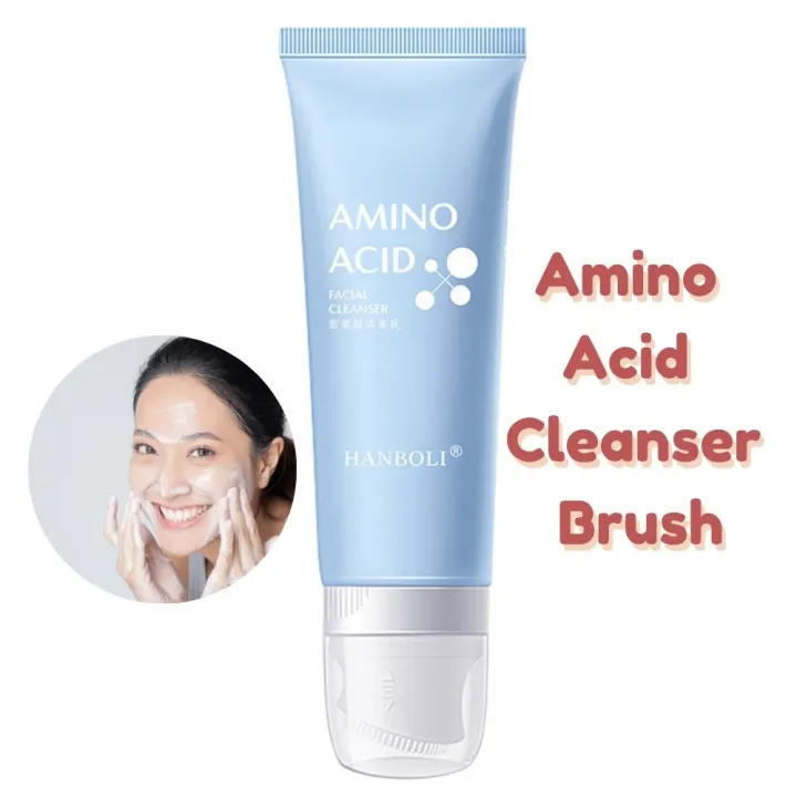 ABS Amino Acid Mild Facial Cleanser With Silicone Brush Good For Acne ...