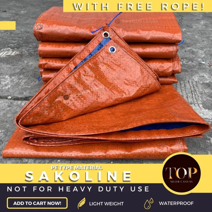 BEST SELLING! 8x3FT SAKOLIN TRAPAL 100% Waterproof Trapal Lona tolda ...