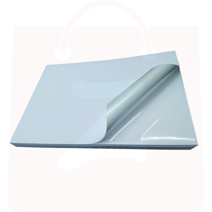 Stiker Plastik Vinyl Tahan Air Jet Matte Putih A4 20 Lembar Sticker ...