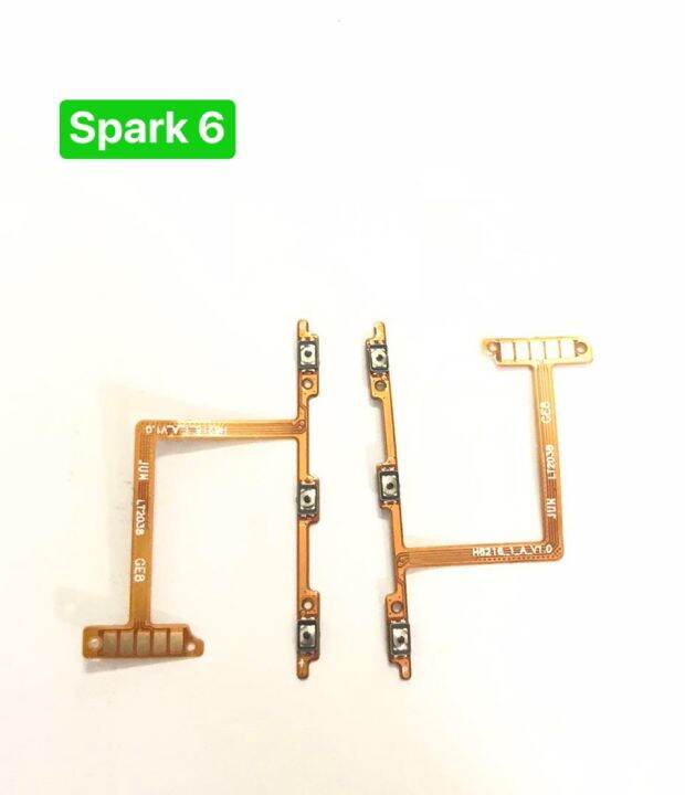 power switch volume flex for tecno spark 6 replacement available ...