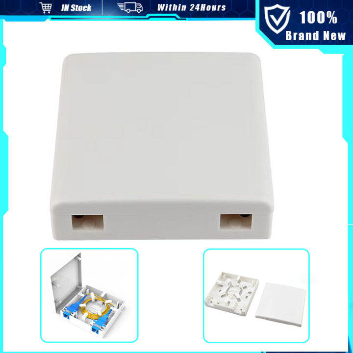 86x86mm Dual SC Fiber Junction Box FTTH iber Panel Fiber Optic Terminal ...
