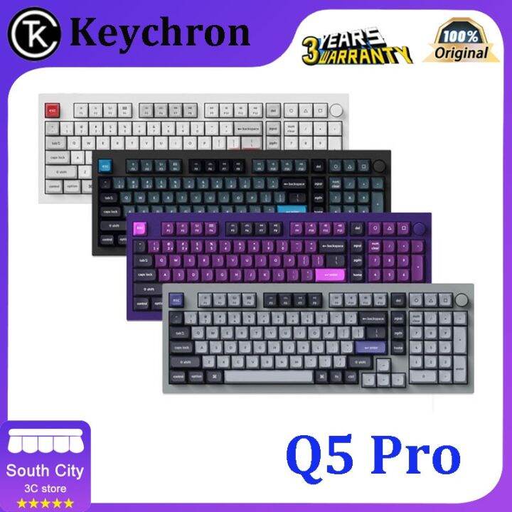 Keychron Q5 Pro Custom Gasket Bluetooth Mechanical keyboard knob VIA ...