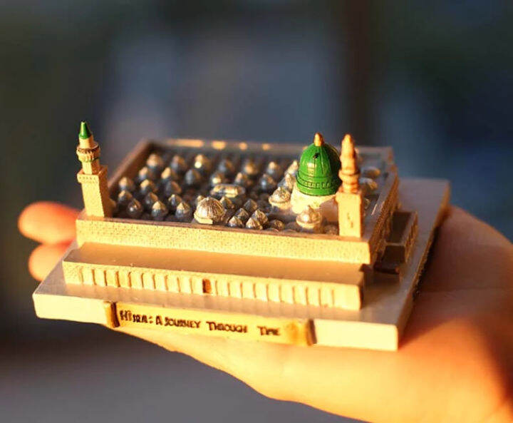 Modern Masjid Nabawi Miniature 3D Models Hand Painted | Lazada