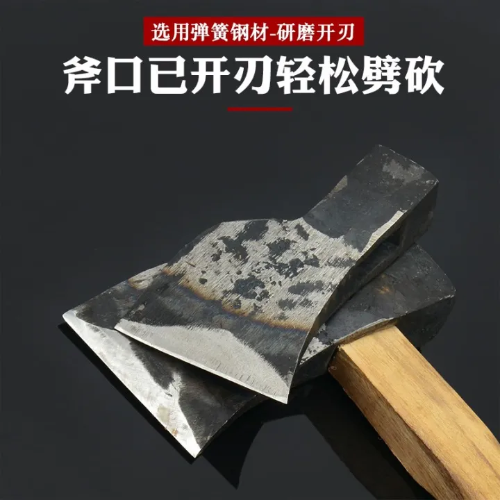 Handle, large, medium and small hatchet, chopping wood, loading ...