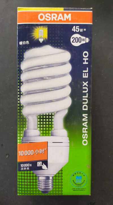 Osram Dulux EL HO (High Output) 45W/827 Lumilux Warm White E27 Energy ...