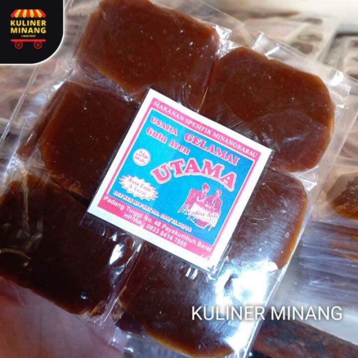 Gelamai Utama Oleh Oleh Cemilan Payakumbuh Padang Khas Pariaman Minang ...