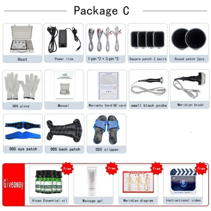 DDS Bio Electric Massage Therapy Machine Acid-Base Balance Regimen ...