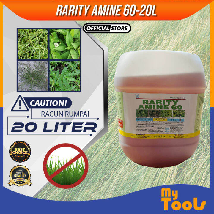 Mytools 20Liter Rarity Amine 60% Herbicide Weed Killer/Racun Rumput ...