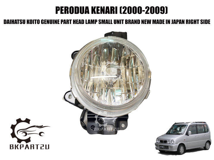 Perodua Kenari (2000-2009) Head Lamp Small Right Side Kanan Made By ...