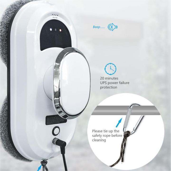 Robot Window Washing Machine Cleans Window Panes Robot Glass Vacuum ...