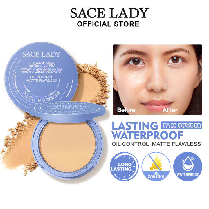 SACE LADY oil control powder waterproof long-lasting makeup powder ...