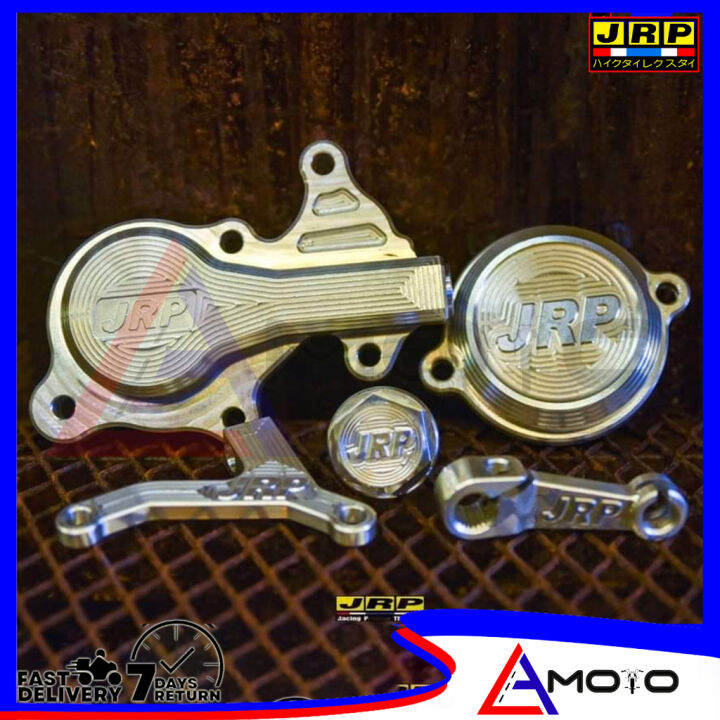 (SET) ORIGINAL NEW JRP TAPPET CNC COVER SET RAIDER R150 CARB / FI ...