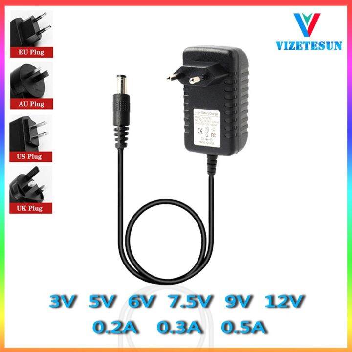 DC Linear Power Adapter Regulator 220V To DC 3V 5V 6V 7.5V 9V 12V 500MA ...