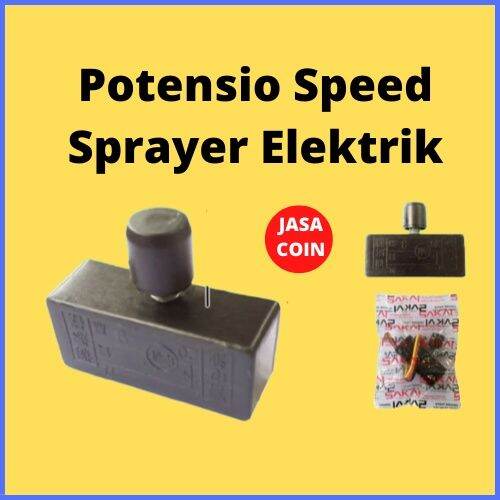 Potensio Sprayer Elektrik 12 vol Pengatur Putaran Dinamo Pompa Semprot ...