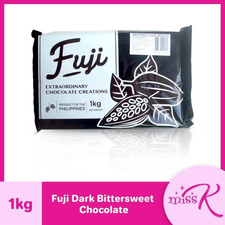 Fuji Compound Chocolate Bar | Dark Bittersweet | 1 kg | Lazada PH