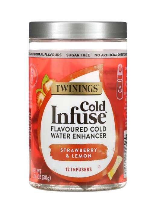 **Twinings, Cold Infuse, Flavoured Cold Water Enhancer, Strawberry ...