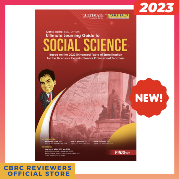 2023 CBRC ULG FOR SOCIAL SCIENCE Majorship LET Reviewer Latest New ...