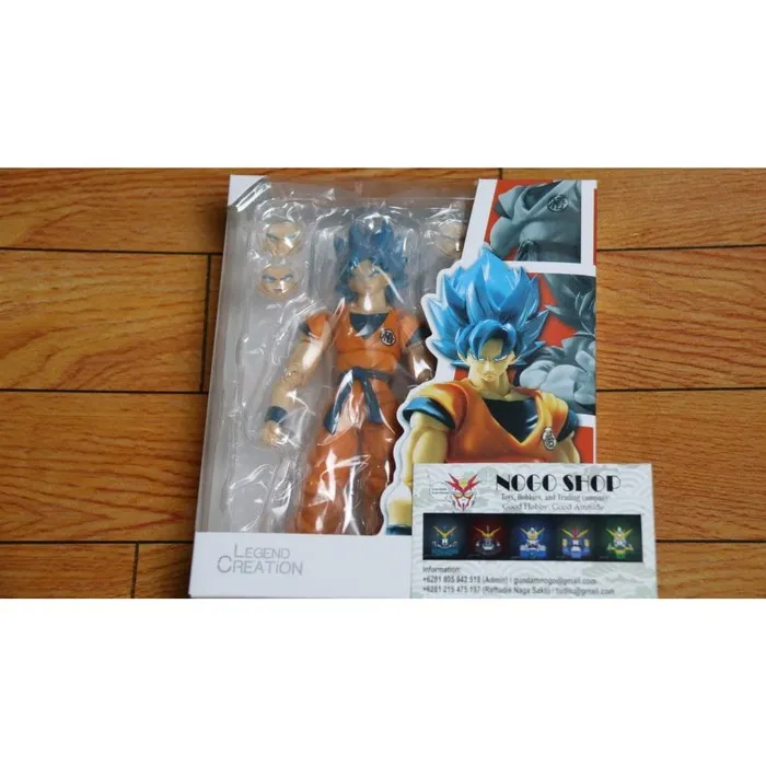 SHF Figure Son Goku Super Saiyan Blue Dragon Ball Super Movie | Lazada ...