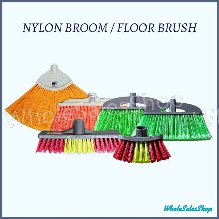 NYLON BROOM PLASTIC BROOM FLOOR BRUSH PENYAPU LANTAI BERUS LANTAI ...