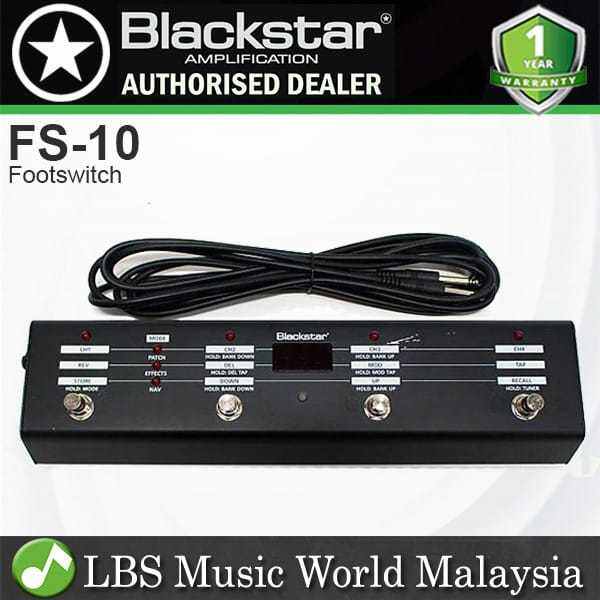 Blackstar FS-10 Footswitch Multi Function Controller for Guitar Amp Amplifier (FS10 FS 10) | Lazada