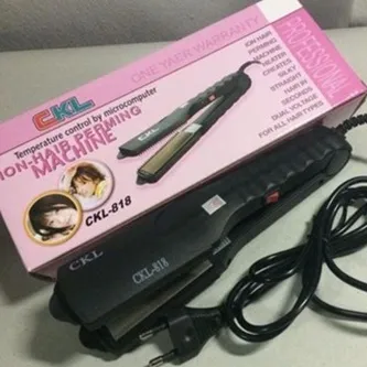เครื่องหนีบผมไฟฟ้า รุ่น CKL-818 (สีดำ) พร้อมส่ง | Lazada.co.th